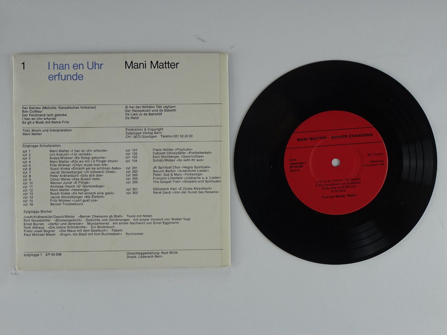 Matter Mani [CH] - I Han En Uhr Erfunde 9 Track EP (Gebraucht) in Muhen ...