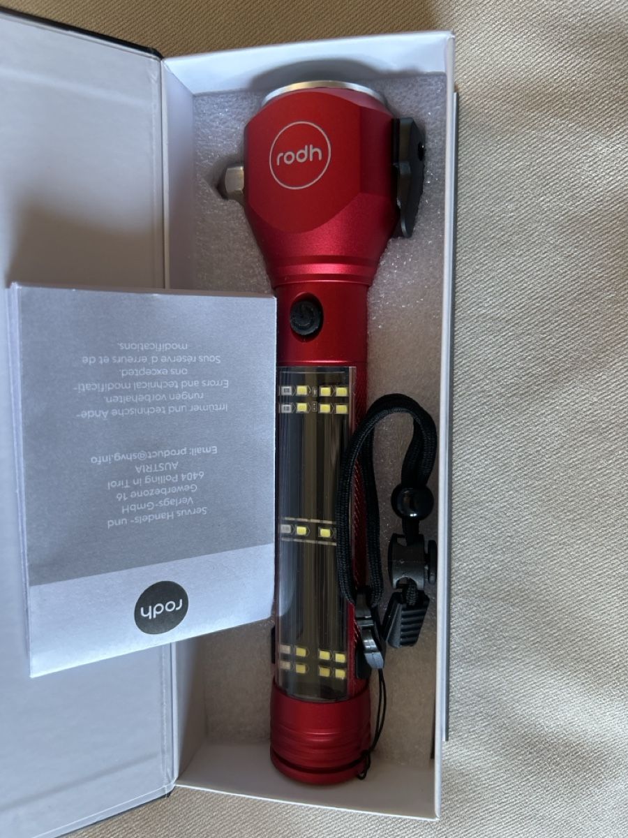 ROTH Multifunktions Taschenlampe LED Lampe Alarm Neuwertig! (Neu und ...