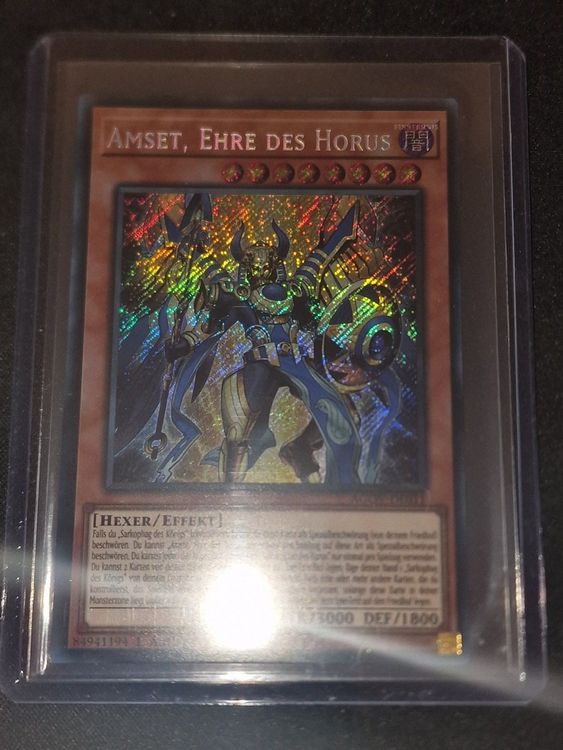 Amset, Ehre des Horus - Secret Rare - AGOV-DE011 (Neu (gemäss ...
