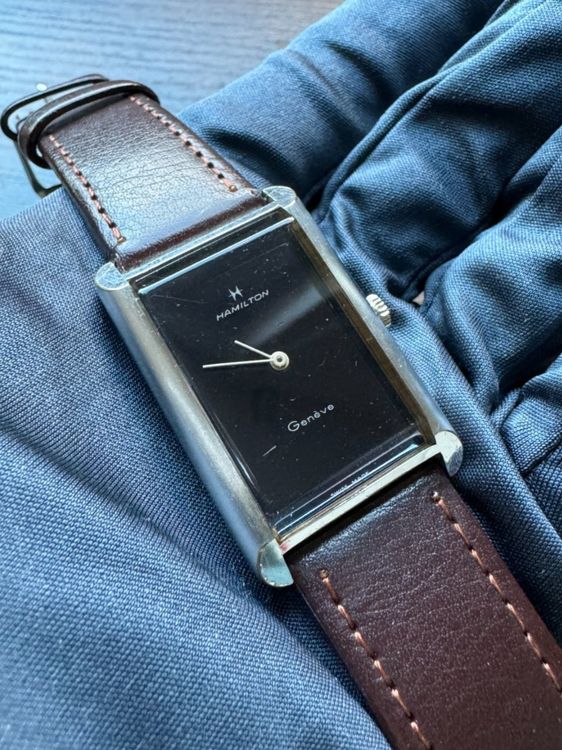 Hamilton Genève Gold Electroplated Bezel (mécanique) (D'occasion) à ...