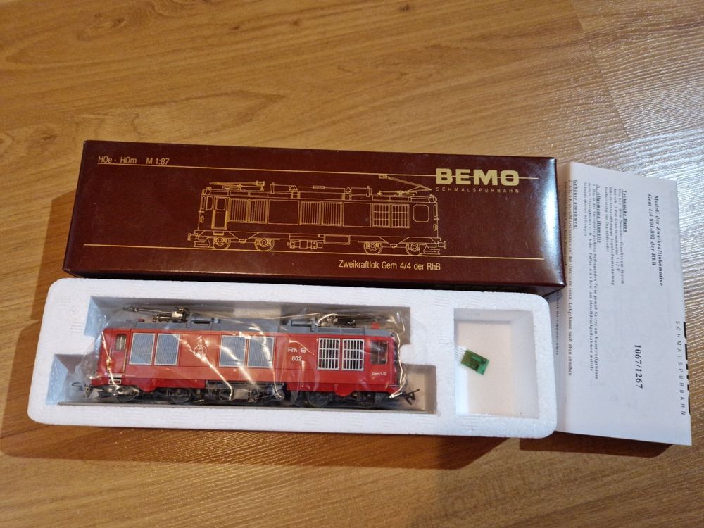 Bemo 1267 102 Gem 4/4 802 RhB Digital (Gebraucht) in Illhart für CHF 150 – mit Lieferung auf ...