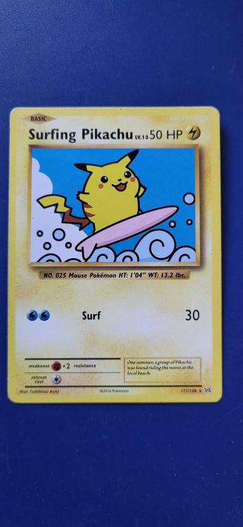 Carte Pokémon Surfing Pikachu 111/108 EN 2016 (Gebraucht) in für CHF 1 ...