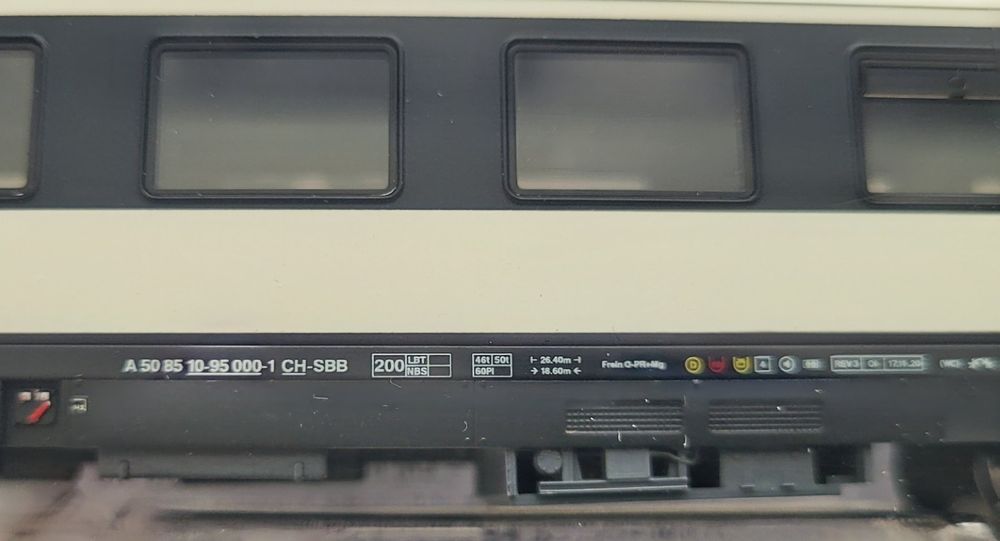 Roco 74474 SBB CFF FFS EW 4 Reisezugwagen 1. Klasse DC (Neu und ...