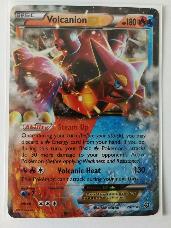 Volcanion EX 26/114 Steam Siege ENG | Kaufen auf Ricardo
