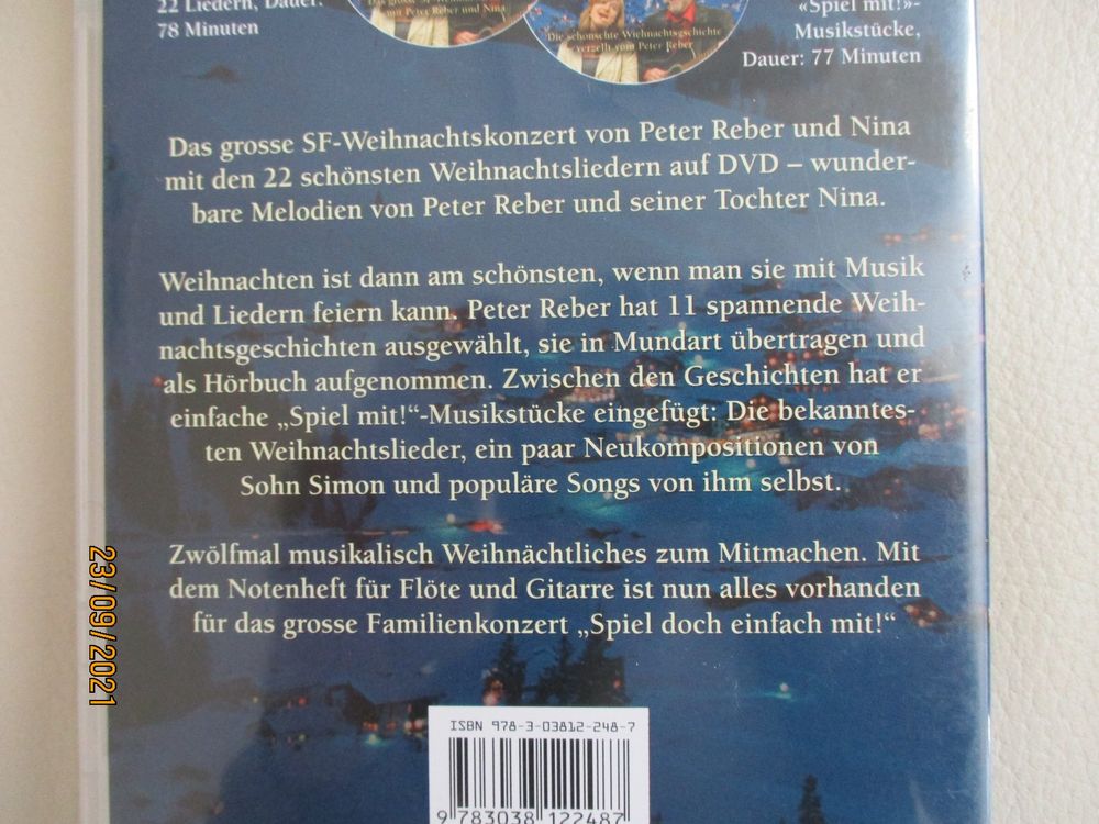 Jetzt zu Weihachten - Weihnachten mit Peter Reber & Nina (Gebraucht) in ...