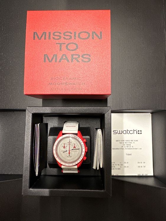 Omega X Swatch Moonswatch Mission to Mars (Neu (gemäss Beschreibung ...