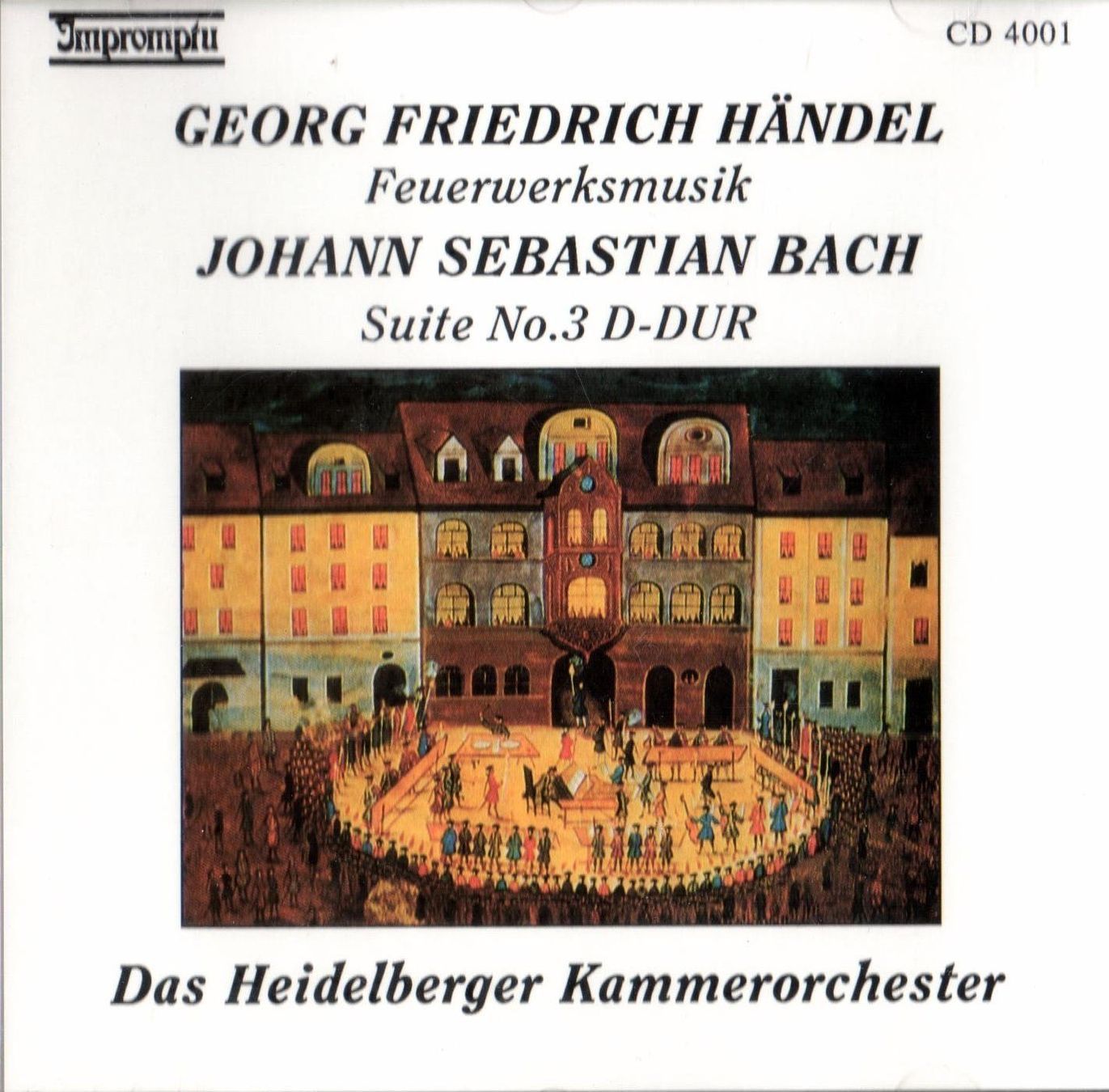 Händel - Feuerwerksmusik & Bach : Suite Nr.3 D-Dur - 1 CD | Kaufen auf Ricardo