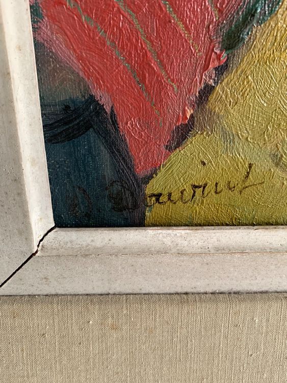 Gemälde von einer Dame mit Gelbe Pulli unleserlich Signiert (Gebraucht) in Root für CHF 455 ...