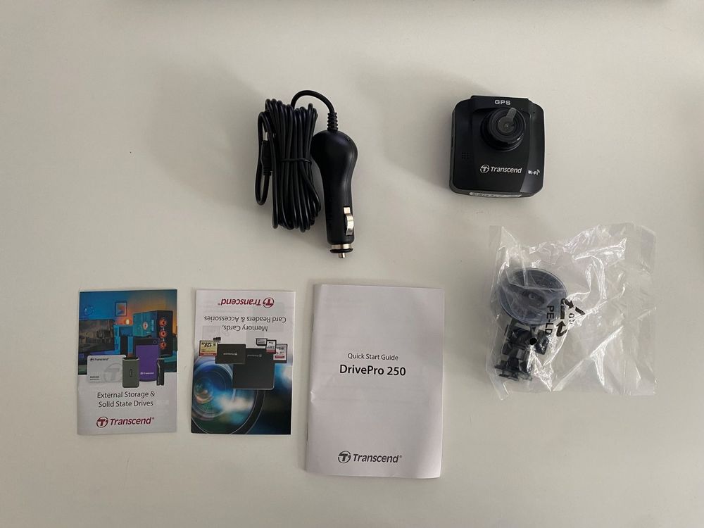 Dashcam Transcend DrivePro 250 - ungebraucht und neu | Kaufen auf Ricardo