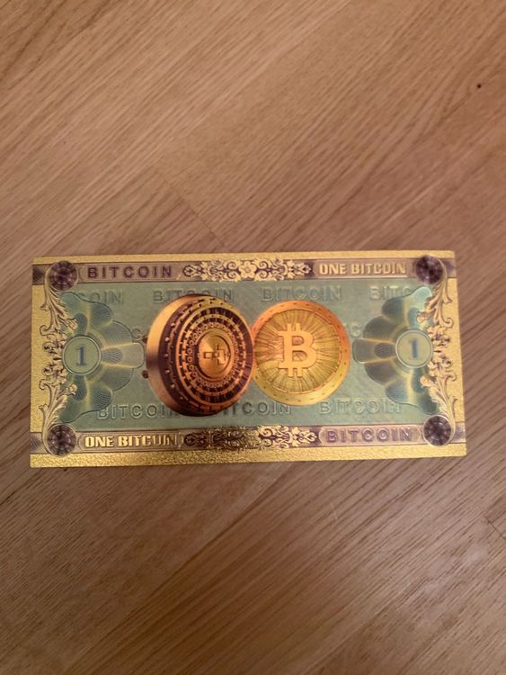 Bitcoin Note ab 1fr (Gebraucht) in Henggart für CHF 1 – mit Lieferung ...
