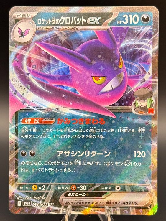 Team Rocket’s Crobat ex sv10 066/098 JP (Neu (gemäss Beschreibung)) in ...