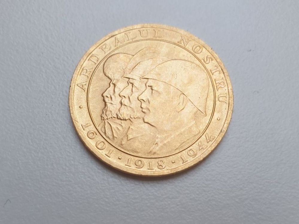 🇷🇴 🌔 Romania 20 lei 1944 Gold - Ardealul Nostru - rare. (Gebraucht) in Pully für CHF 680 – mit ...