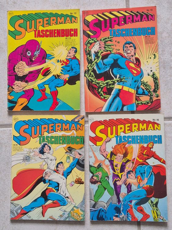 4 Superman Taschenbücher Nr.12-16, Sammlung, Top Zustand (Gebraucht) in ...
