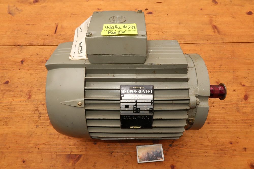 Motor 380V ( Dreiphasen ) Brown -Boveri 4HP (Gebraucht) in Biel/Bienne ...
