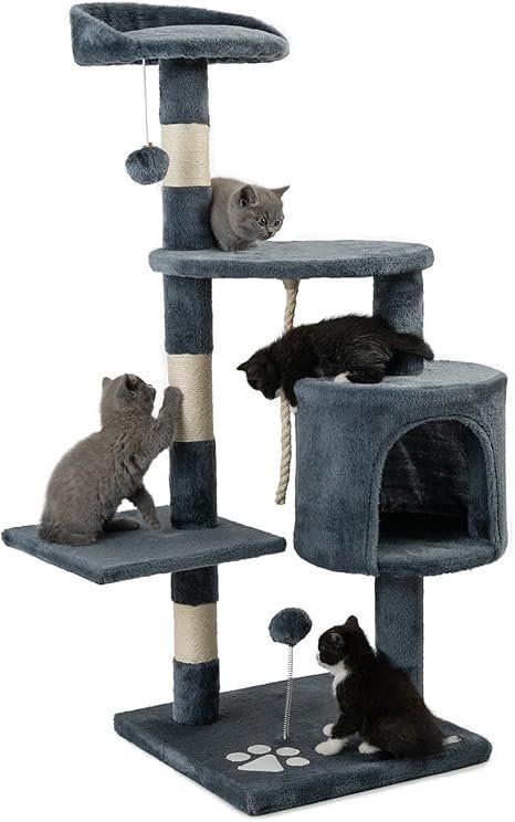 Kratzbaum Katzenbaum Stabiler Kletterbaum Spielhaus Turm 112 (Neu und originalverpackt) in ...