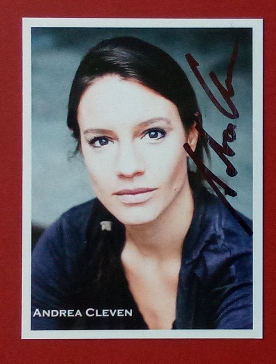 Andrea Cleven Autogramm signiert Fotopostkarte 10x15cm (Gebraucht) in ...