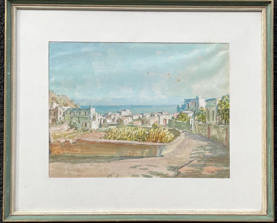 Aquarell Landschaft Monogrammiert | Kaufen auf Ricardo