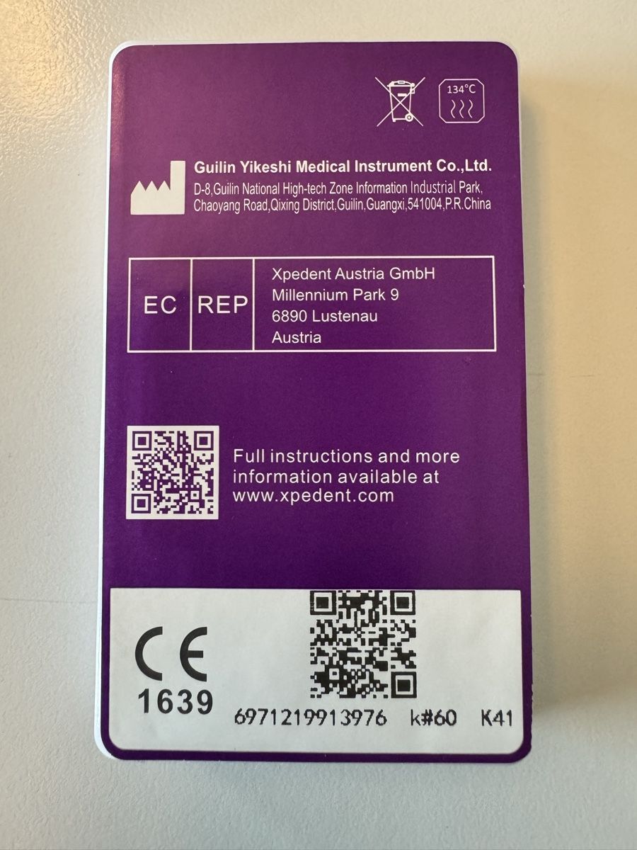 5 Stk Xpedent Scaler Tip K#60 SONICflex Quick (Neu und originalverpackt ...