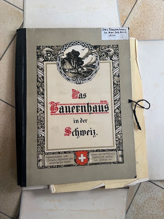 Das Bauernhaus in der Schweiz (Bildband Anno 1903) (Gebraucht) in Egg b. Zürich für CHF 45.5 ...