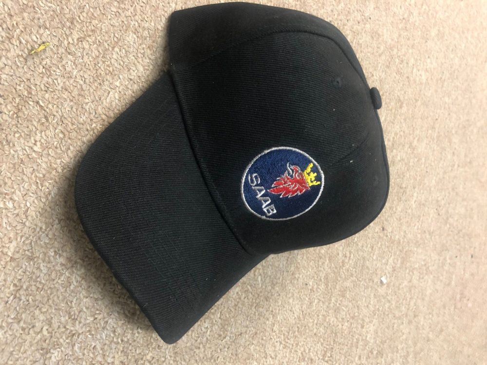 Saab Basecap Cap Baseballcap Schwarz gestickt Lastwagen LKW | Kaufen ...