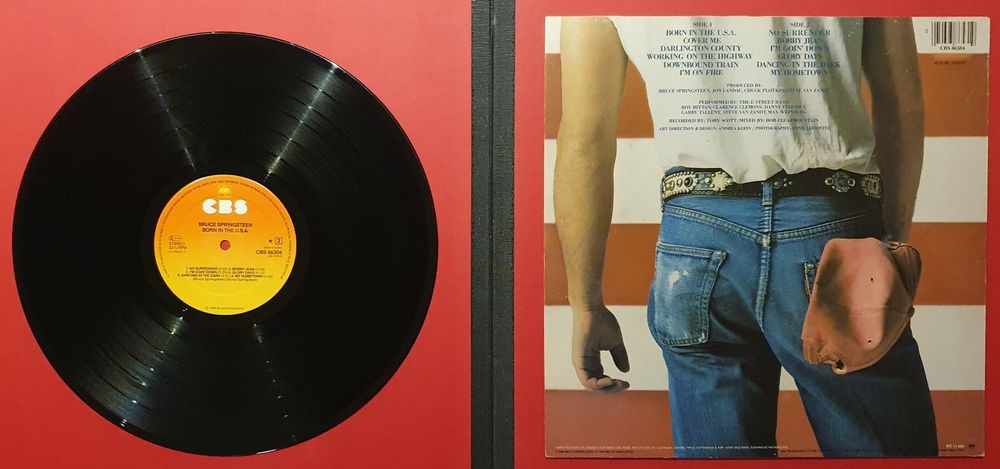 Schallplatte (LP) Bruce Springsteen - Born in the USA (Gebraucht) in ...