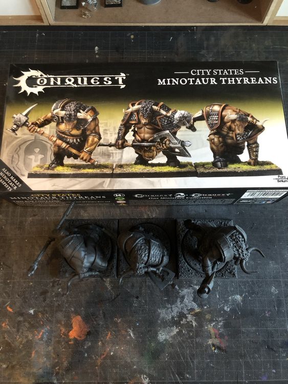 Conquest City States Minotaur Thyreans kein Warhammer (Gebraucht) in ...