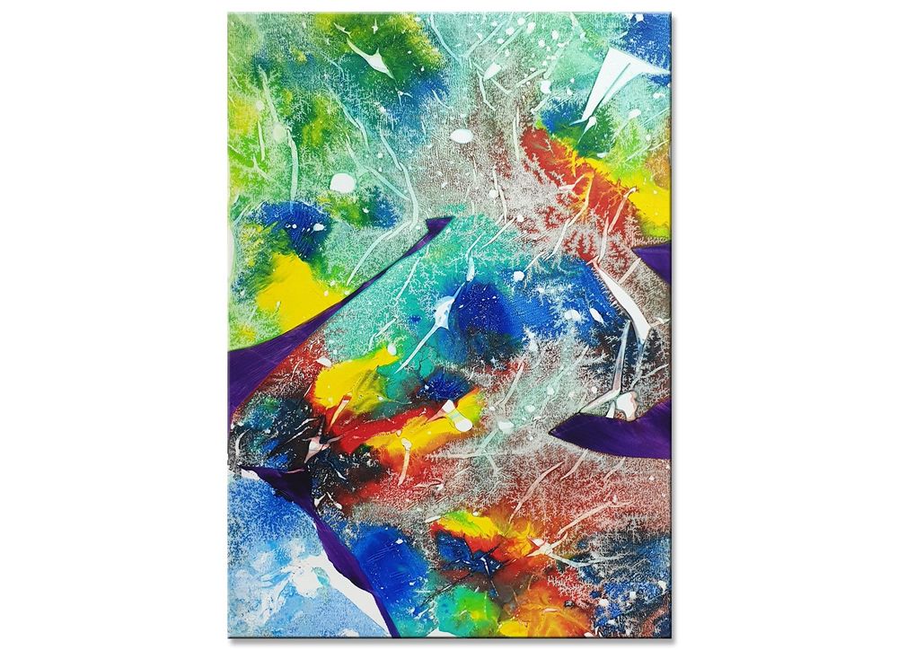 Kunst Original Gemälde "Volution" abstrakt | Kaufen auf Ricardo
