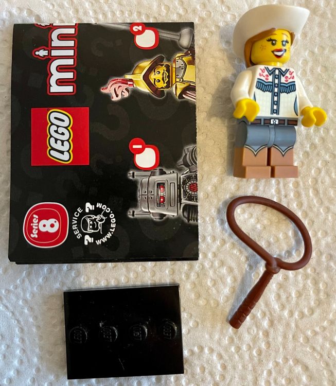 Lego Minifigure Series 8 - Cowgirl (Neu (gemäss Beschreibung)) in ...