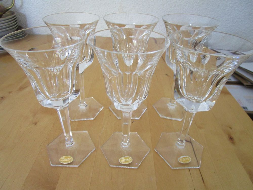 6 Kristallgläser Signiert Moser (Neu (gemäss Beschreibung)) in Heimberg ...