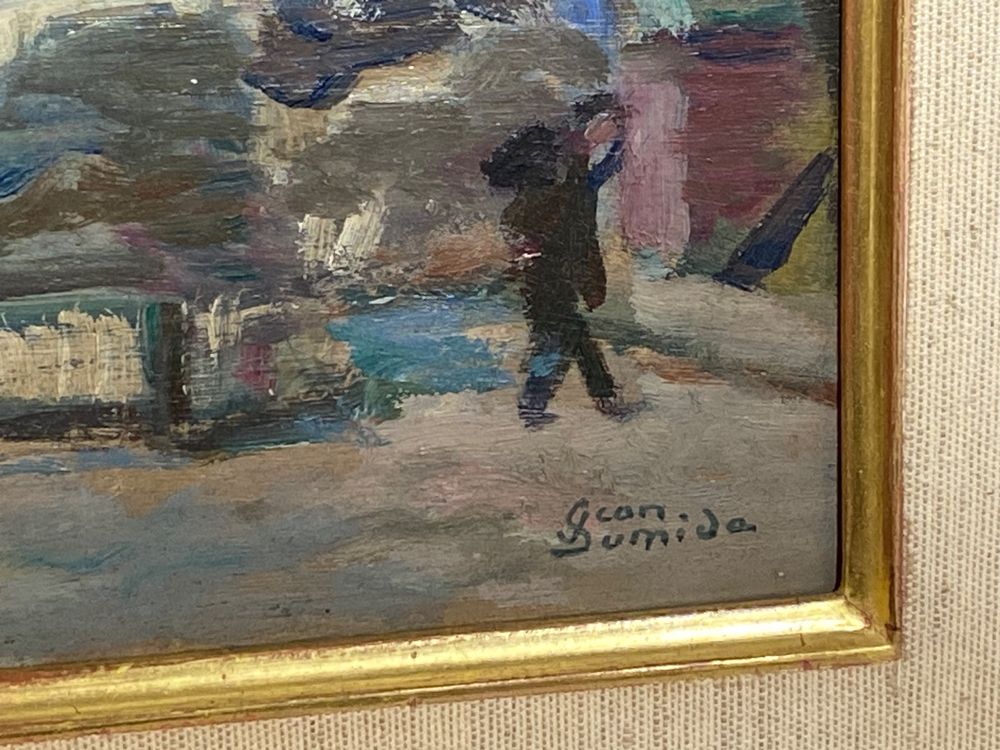 Jean SUMIDA (XX) Tableaux peinture sur panneaux signée | Kaufen auf Ricardo