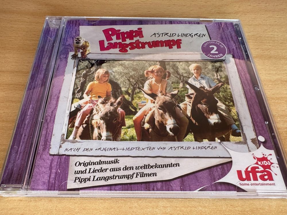 Astrid Lindgren – Pippi Langstrumpf (Originalmusik Und Liede (Gebraucht ...