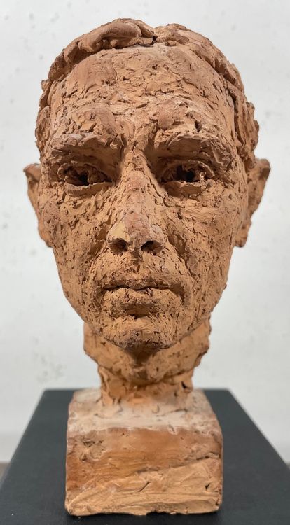 Kopf Skulptur aus Keramik aus den 30er Jahren Signiert (Gebraucht) in ...