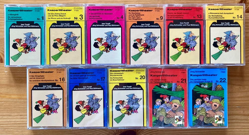 Raritäten: 4x Kasperlitheater (Tudor, 1980-1990) (Gebraucht) in Zürich für CHF 24.3 – mit ...
