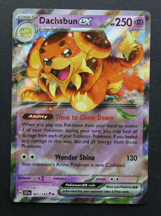 Pokémon Dachsbun ex (SCR 067) EN (Neu (gemäss Beschreibung)) in Sarnen ...
