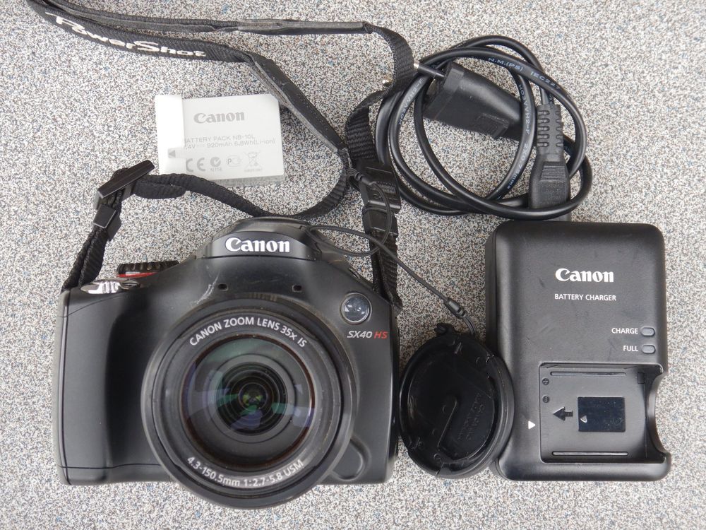 CANON PowerShot SX40 HS (Superzoom 35x: 24-840, Stabilizer) | Kaufen ...