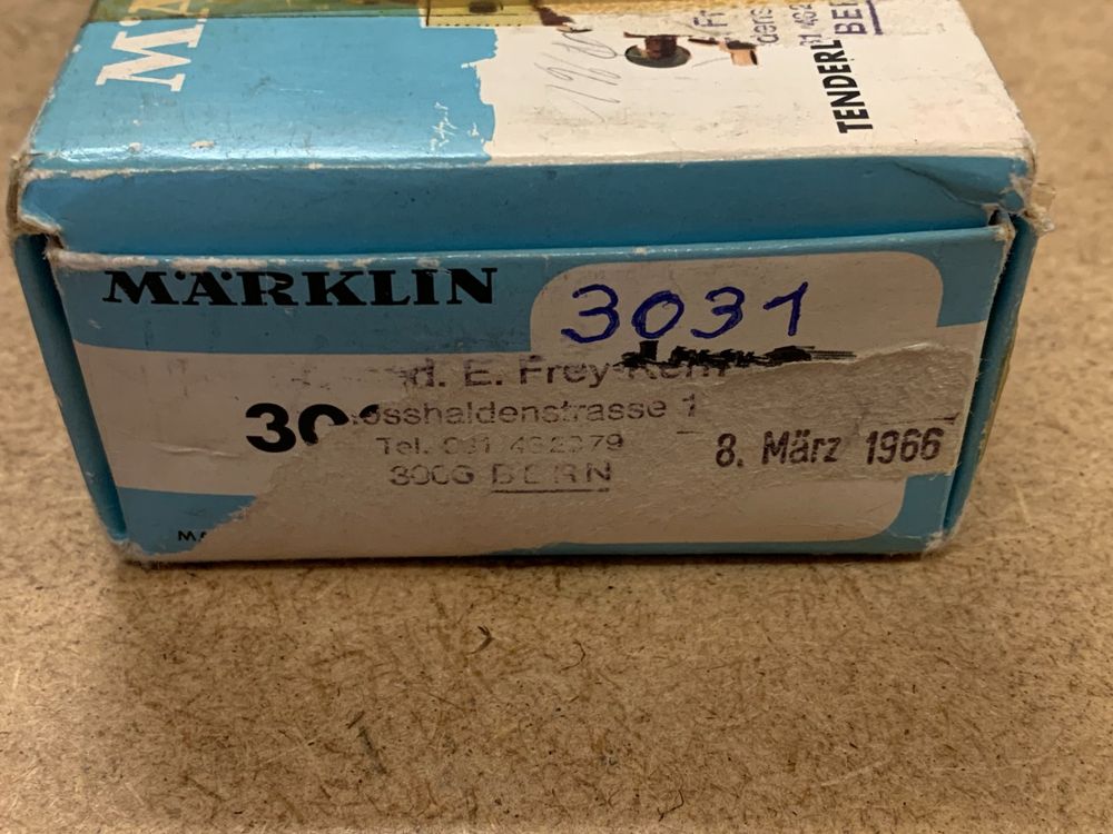 Marklin Dampflokomotive 3031 / 81004 Spur H0 (Gebraucht) in Fislisbach ...