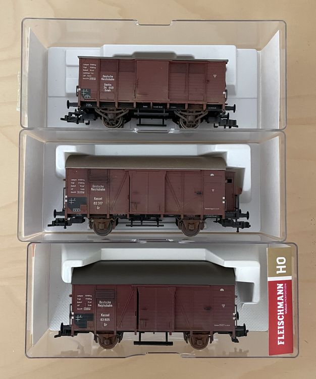 Fleischmann HO DRG 3x Güterwagen #1 | Kaufen auf Ricardo