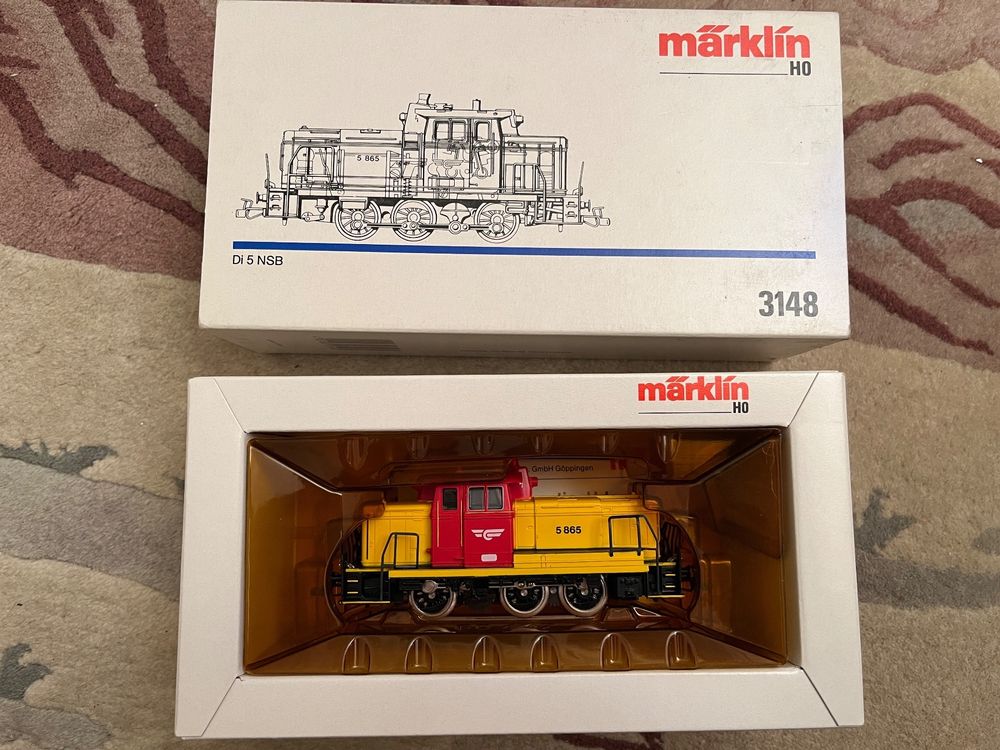 Märklin 3148 Di 5 NSB Dieselrangierlok in OVP H0 | Kaufen auf Ricardo