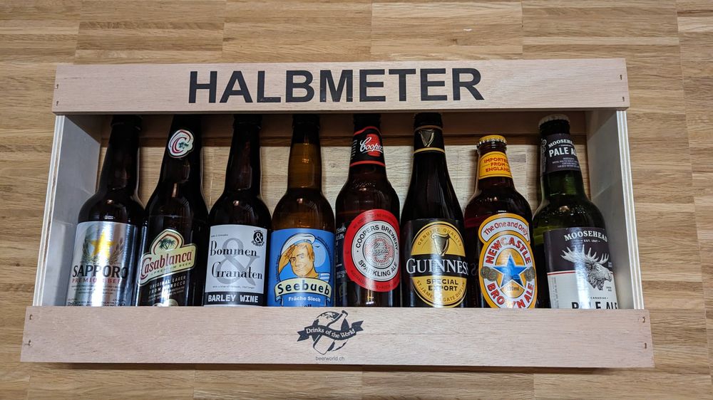 Halbmeter Bier - Holz fixfertig | Kaufen auf Ricardo