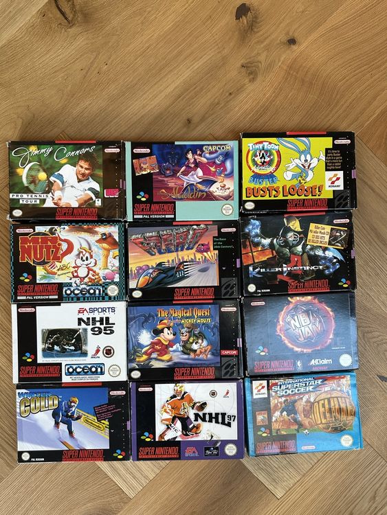 Super Nintendo Bundle OVP 12 Spiele | Kaufen auf Ricardo