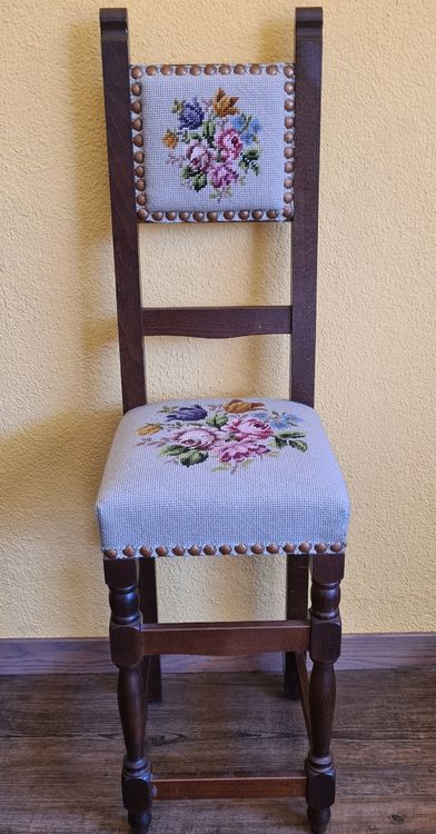 Gobelin Stuhl, Stuhl mit Stickerei | Kaufen auf Ricardo