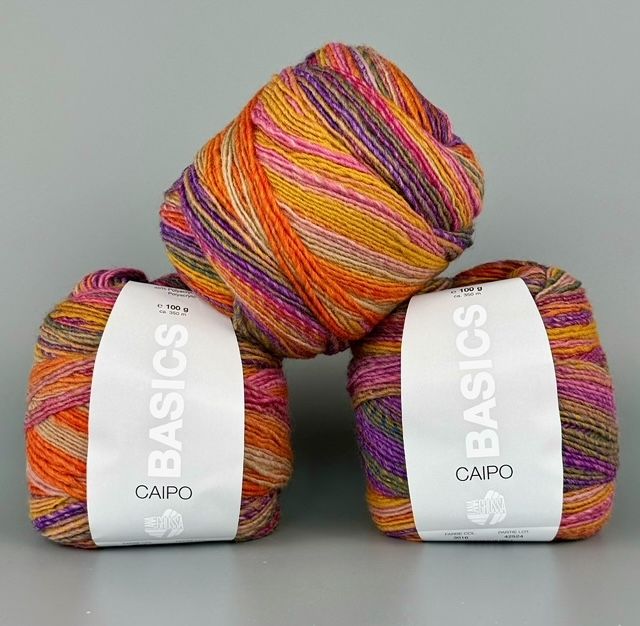 Lang Grossa Basics Caipo 300g Strickwolle Farbverlauf (Neu (gemäss ...