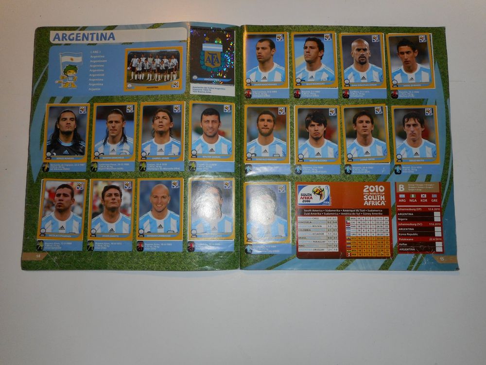 Panini WM Album Afrika 2010 Swiss Edition komplett (Gebraucht) in Cham ...