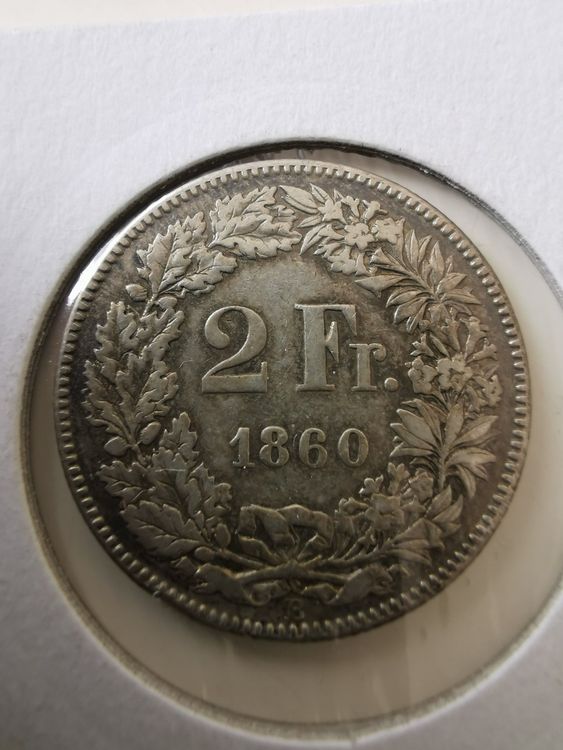 2 Franken 1860 | Kaufen auf Ricardo