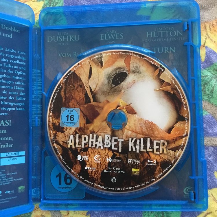 📀 Alphabet Killer Blu Ray 📀 (Neuf (Voir description)) à Blauen pour CHF 8.9 – avec livraison ...