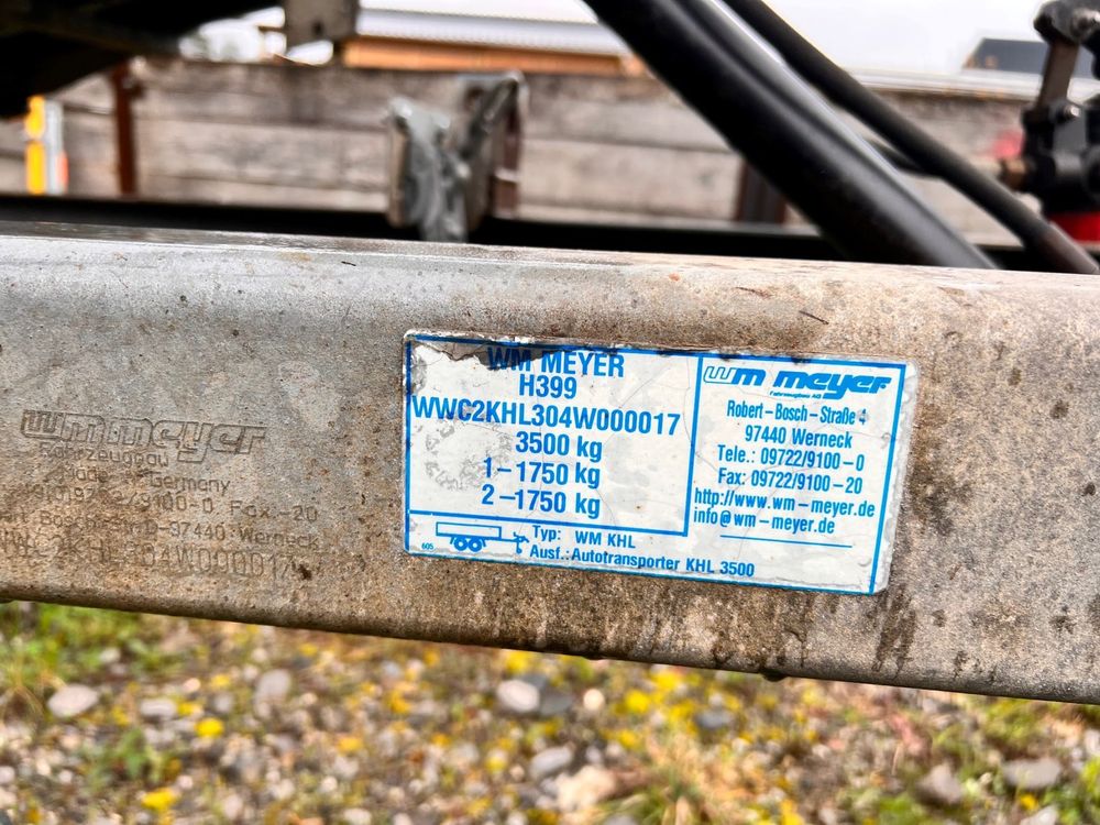 Autoanhänger WM Meyer KHL 3500 (Gebraucht) in Spiez für CHF 2500 – nur ...