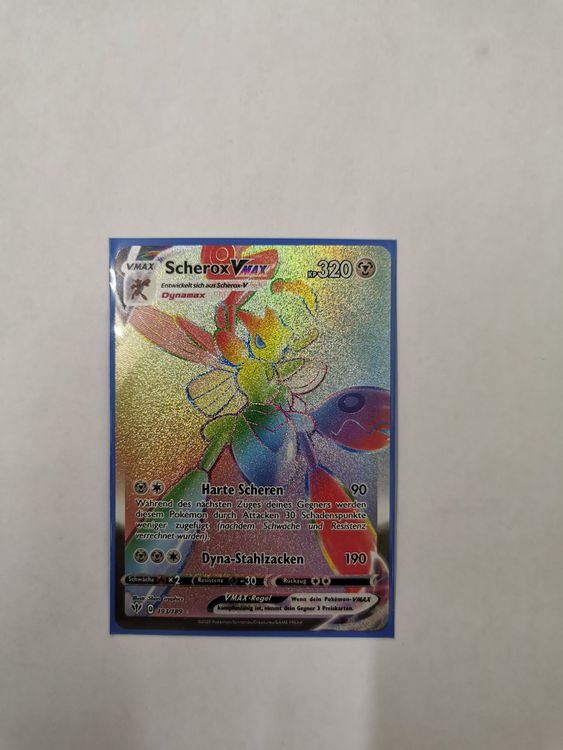Pokemon/Scherox-VMAX RAINBOW 193/189 RAINBOW (Neu (gemäss Beschreibung ...