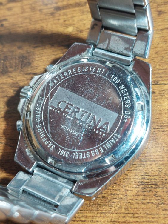 Certina DS SPEL Herrenuhr Chronograph (Gebraucht) in Flamatt für CHF 52 – mit Lieferung auf ...