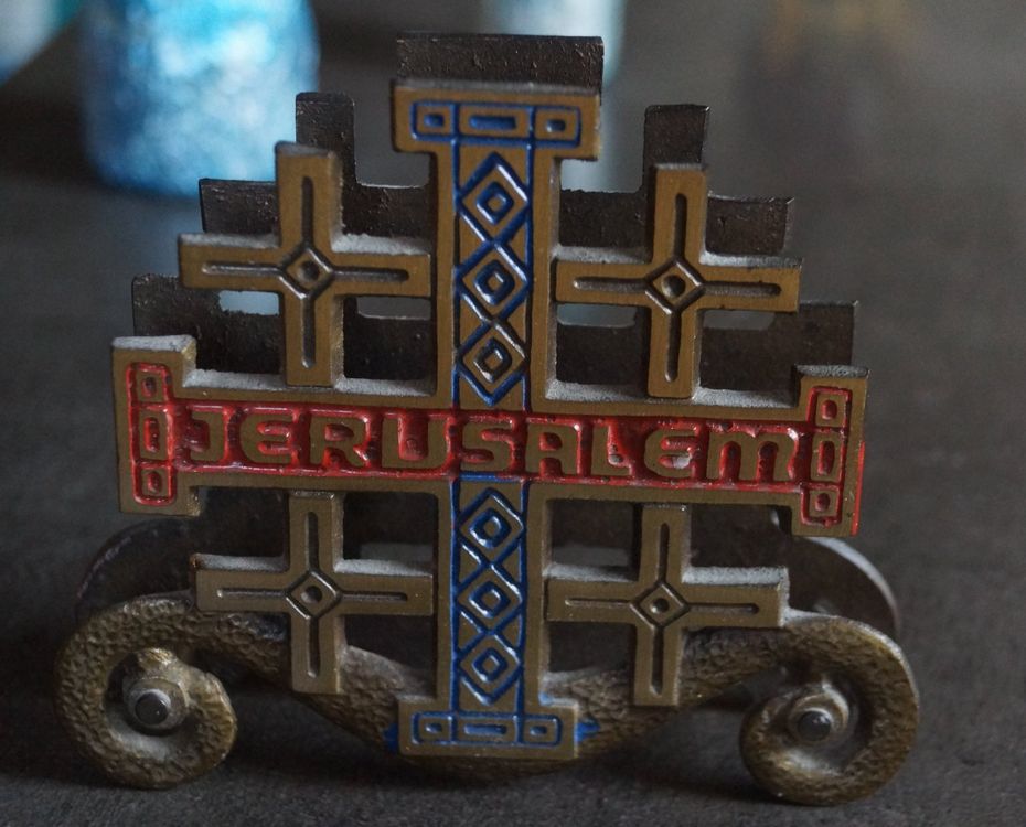 Kreuz Jerusalem Souvenir Briefbeschwerer Metall Deko Rarität (Gebraucht) in Zuben für CHF 10 ...
