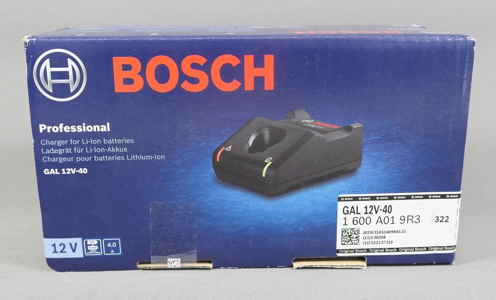 BOSCH Professional GAL 12V-40 Ladegerät 10.8V + 12V (Neu und ...
